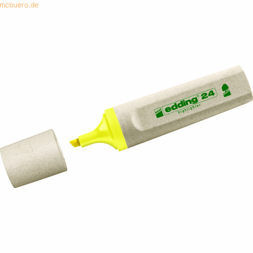 Edding Textmarker Highlighter edding 24 EcoLine nachfüllbar gelb ...