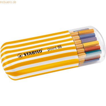 Stabilo Fineliner point 88 Zebrui Box mit 20 Stiften | mcbuero.de