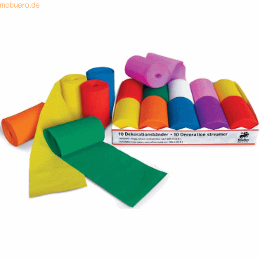 Staufen Krepp-Band Niflamo 5cmx5m VE=10 Rollen sortiert | mcbuero.de